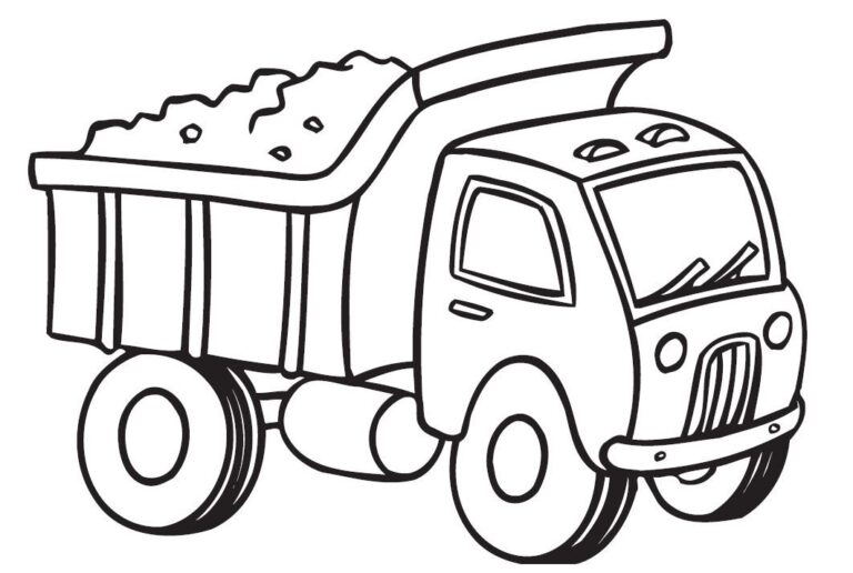 20+ Gambar Mewarnai Mobil Untuk Anak (Mudah Diwarnai)