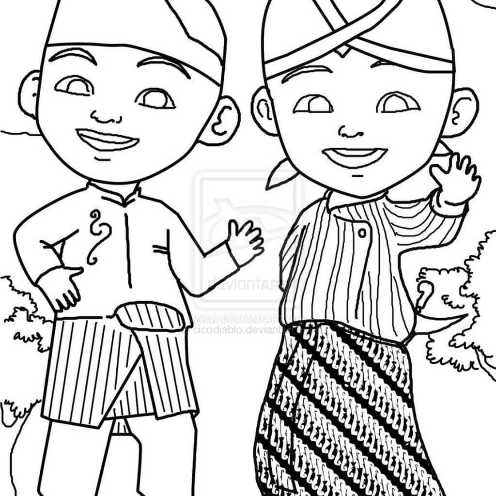50 Gambar Mewarnai Upin Ipin Terbaru (Download Gratis) - Inspirilo