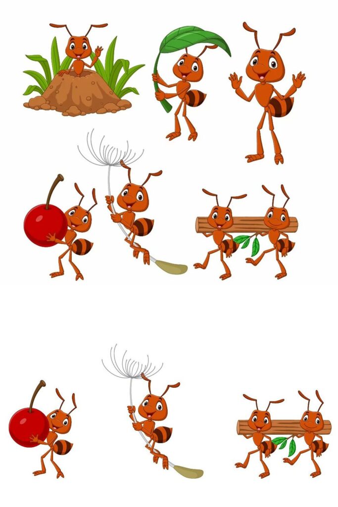 40+ Gambar Mewarnai Semut Kartun Mudah & Simple (2024)